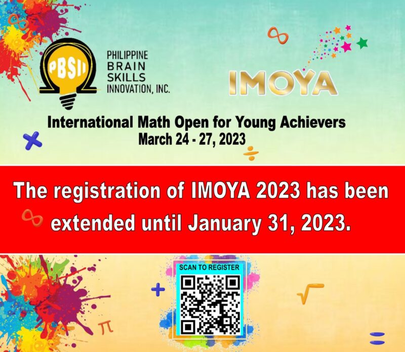 Calling all IMOYA Qualifiers who have not register yet! – Philippine ...